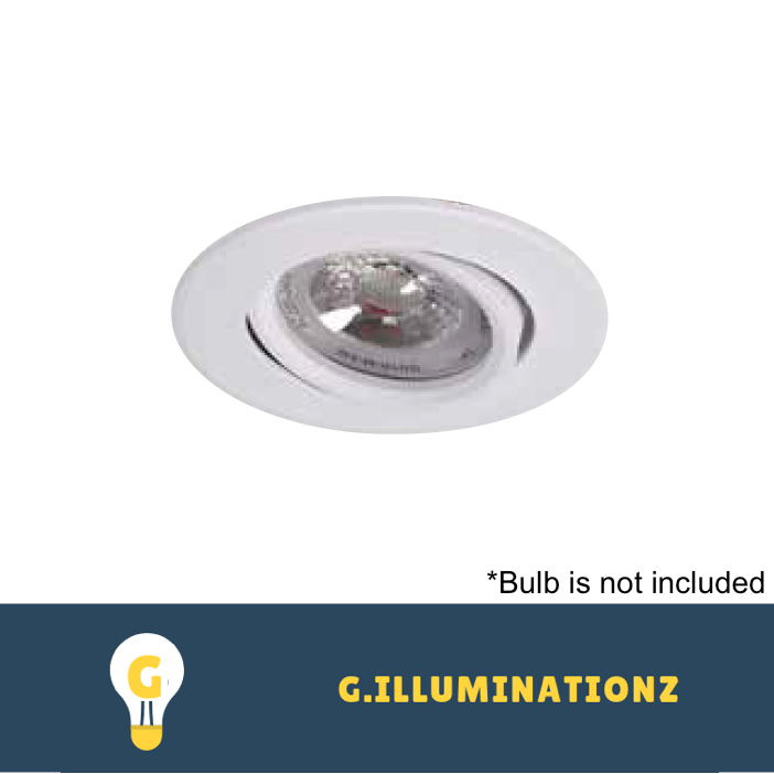 Single / Double GU10 Recessed Downlight Fittings / LED Spot Light ...