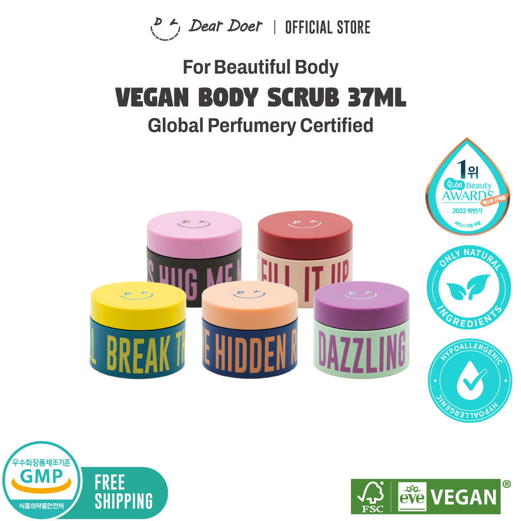 [Dear Doer] Epic Home Spa Body Scrub 37ml, Korea Authentic Vegan Brand ...