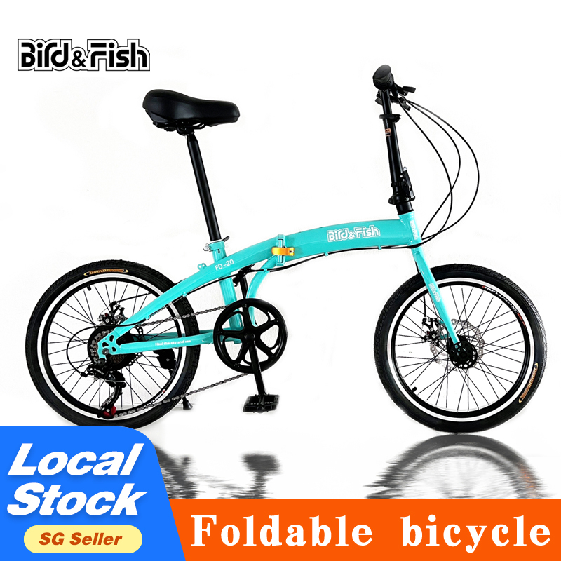 Bird&Fish bicycle 20 inch Foldable Adult shimano gear city road bike ...