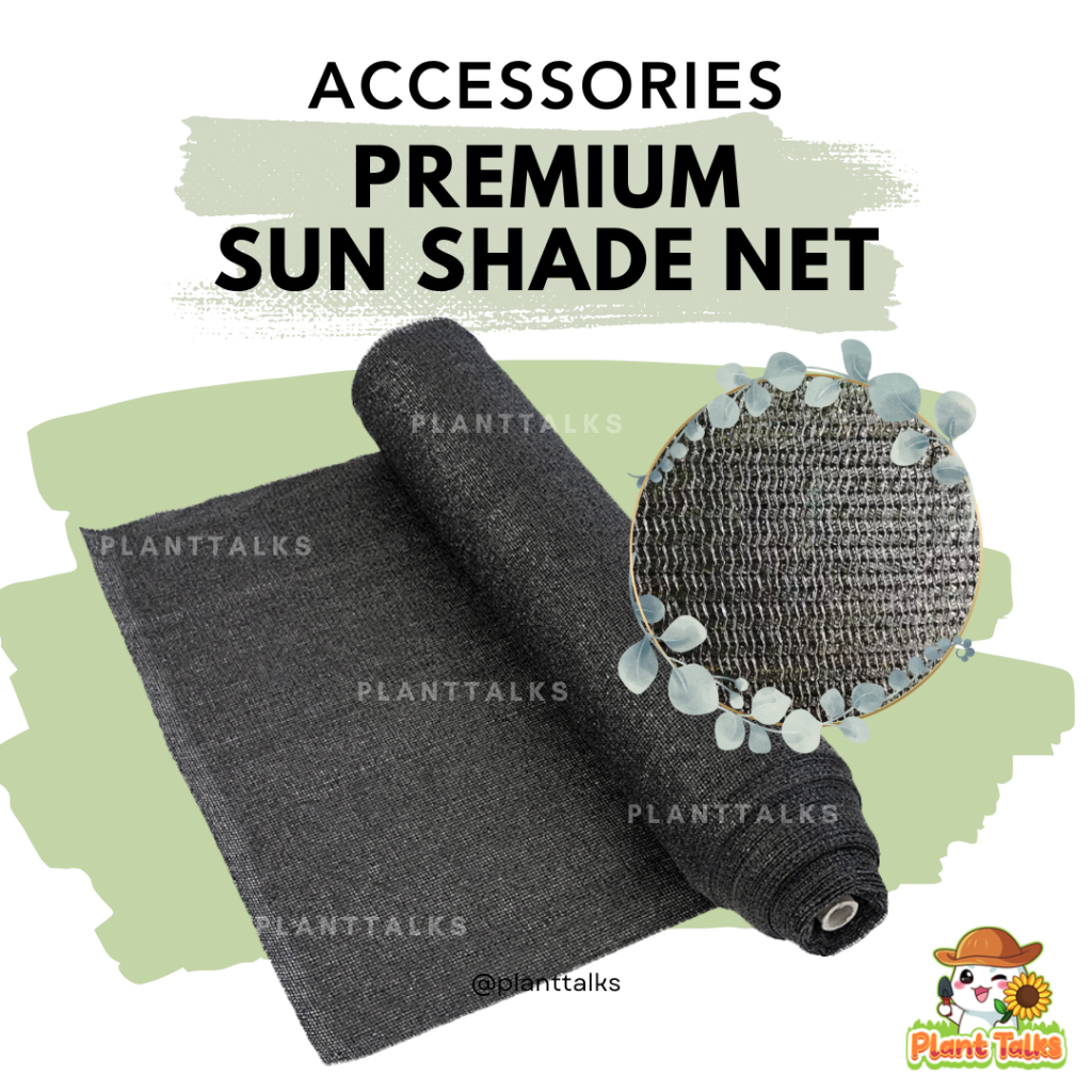 Plant Talks Premium Black Sun Shade Net for Plants 60% Sun Netting Anti ...