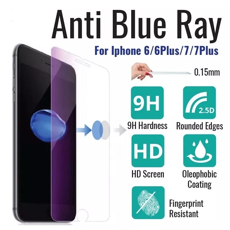 1 FREE 1 Japan Super Slim Tempered Glass Blue Ray H9 Anti Burst Iphone ...