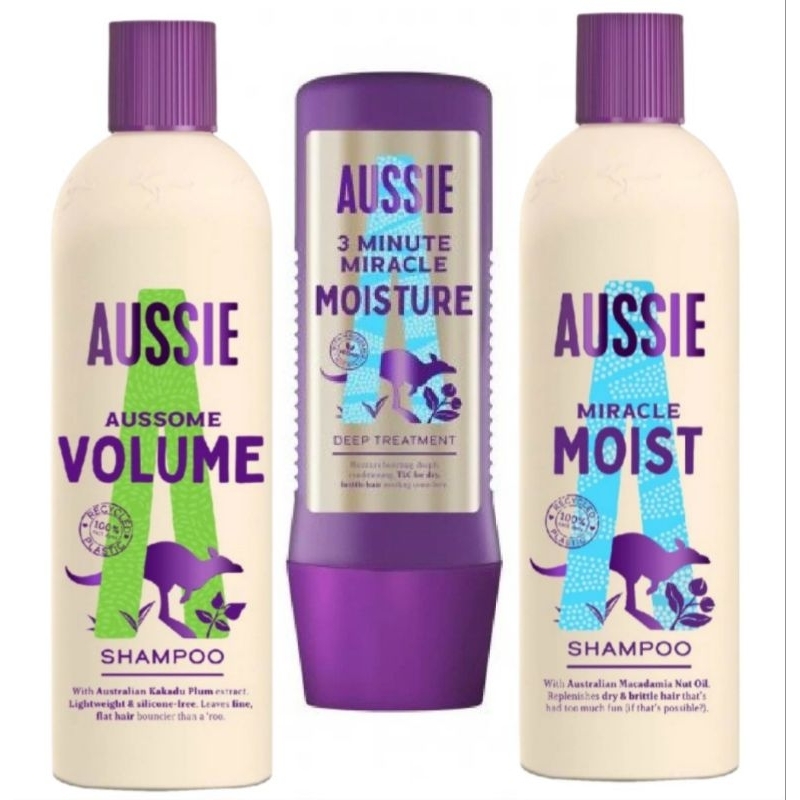 Aussie Shampoo 300ml Treatment 225ml | Shopee Singapore