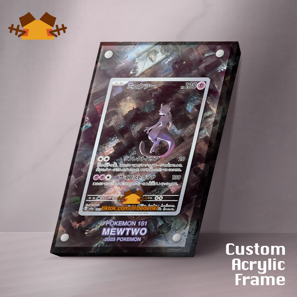 Mewtwo AR Custom Acrylic Frame | Shopee Singapore