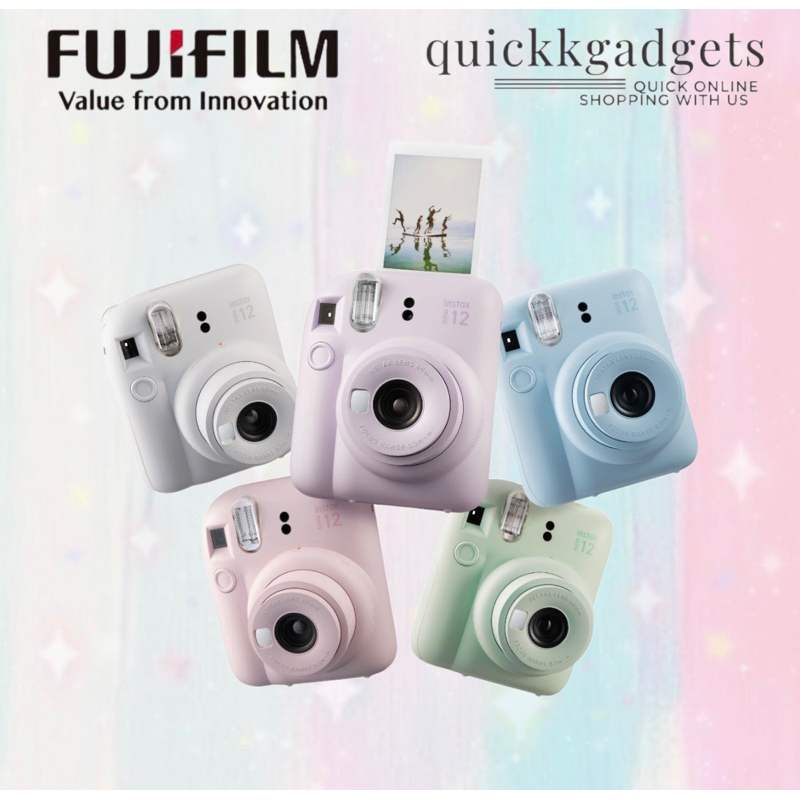 Fujifilm Instax Mini 12 Bundle Kit with 20 Sheets Film Option [READY ...