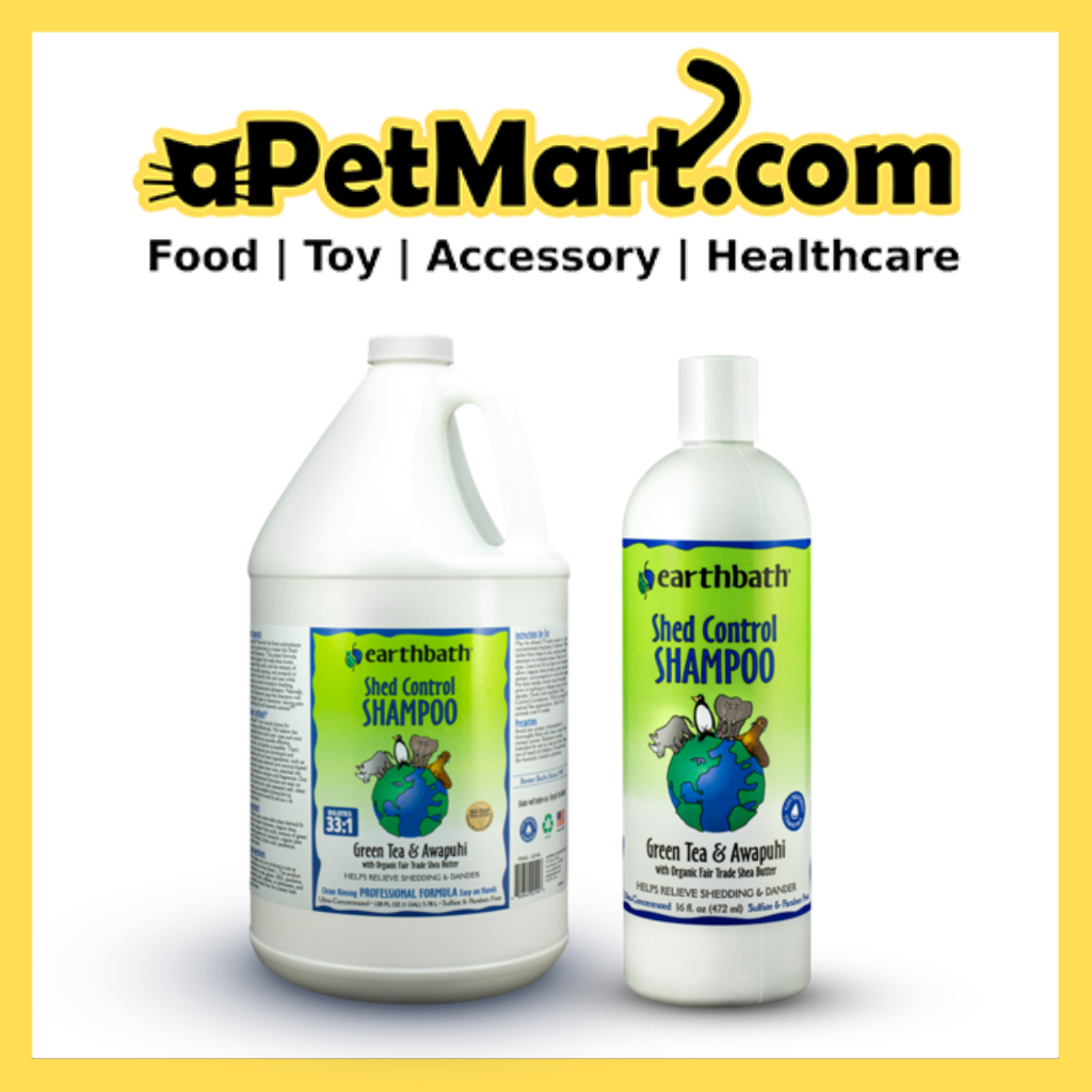 Earthbath Shed Control Conditioner For Pets 16oz, 472ml / 1 Gallon, 3 ...