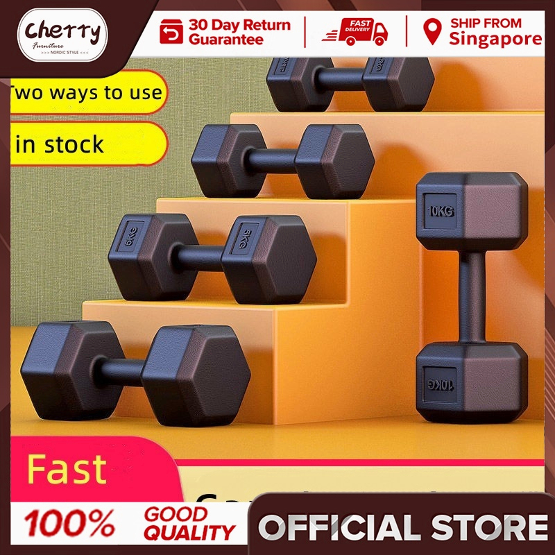 [SG Seller]New Premium Dumbbell 10/15/20kg Dumbbell Set dumbell Set ...