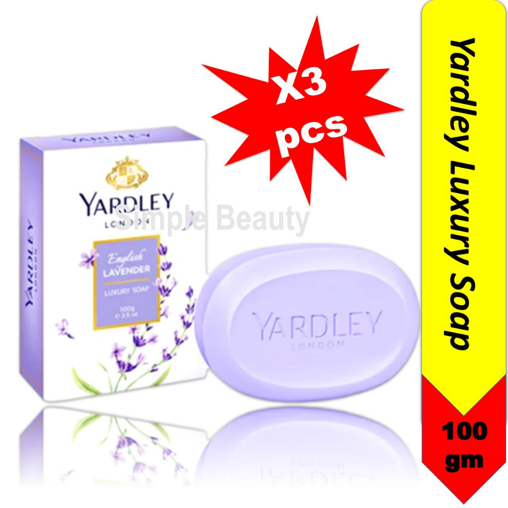 Yardley Luxury Soap For Rich Creamy Lather, 3x100g | Shopee Singapore