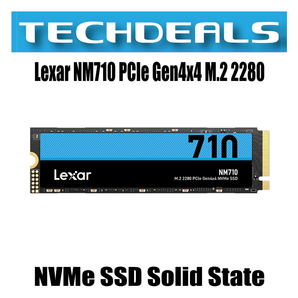 Lexar NM710 PCIe Gen4x4 M.2 2280 NVMe SSD Solid State | Shopee Singapore