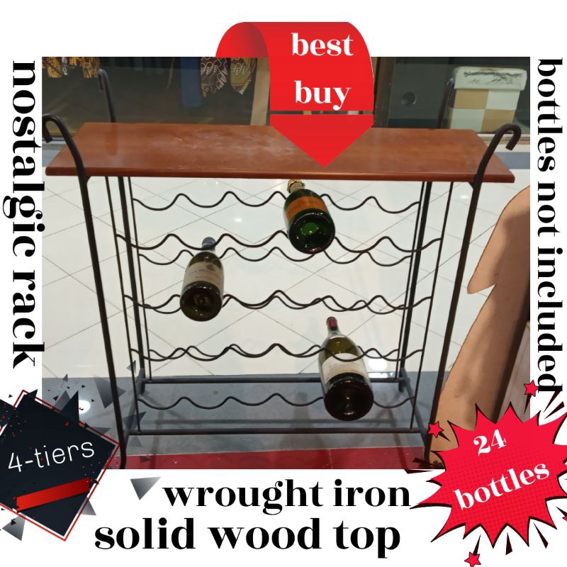 Nostalgic Wine Rack (Antique Set) | Shopee Singapore