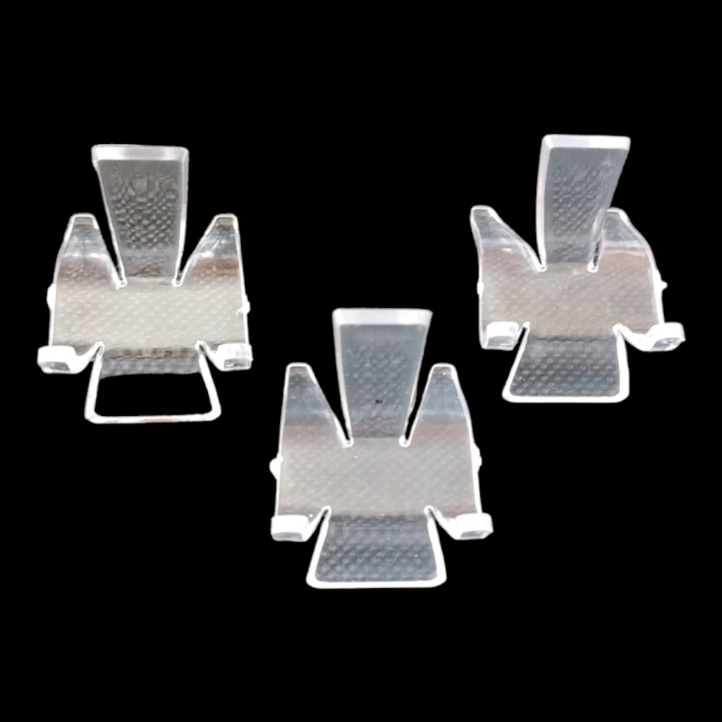 Set of 3 pcs of Amulet Stand for SMALL Thai Amulet Acrylic Display Rack ...
