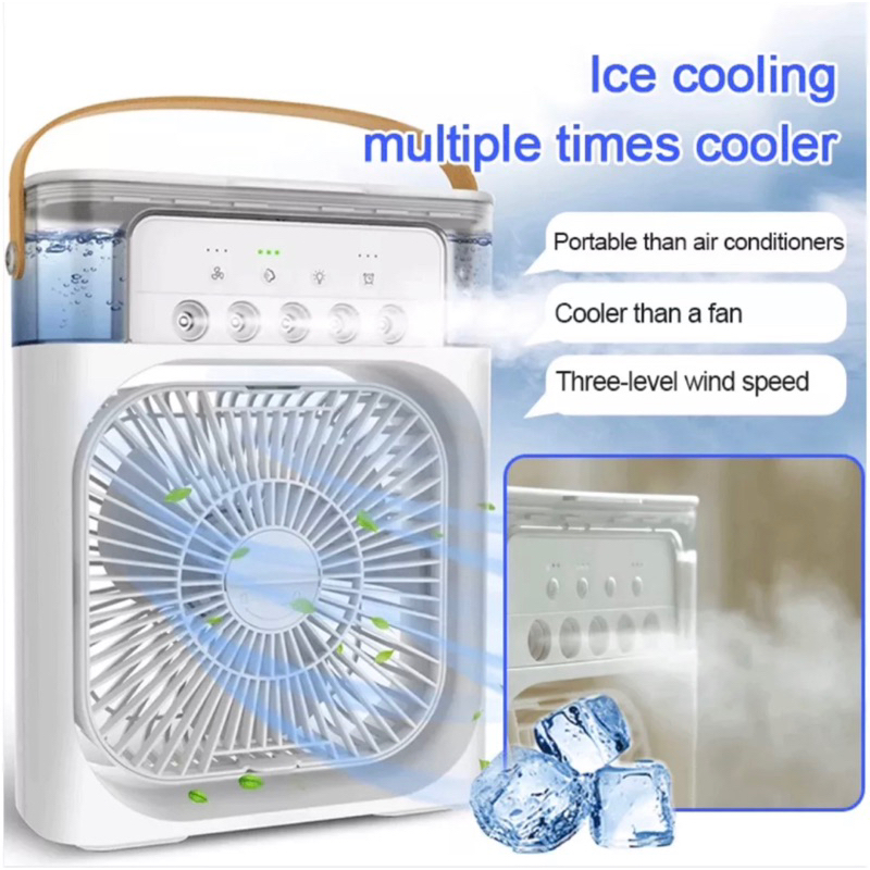 Super Ice Wind Air-Conditioning Fan Summer Refreshing Cool Portable Fan ...