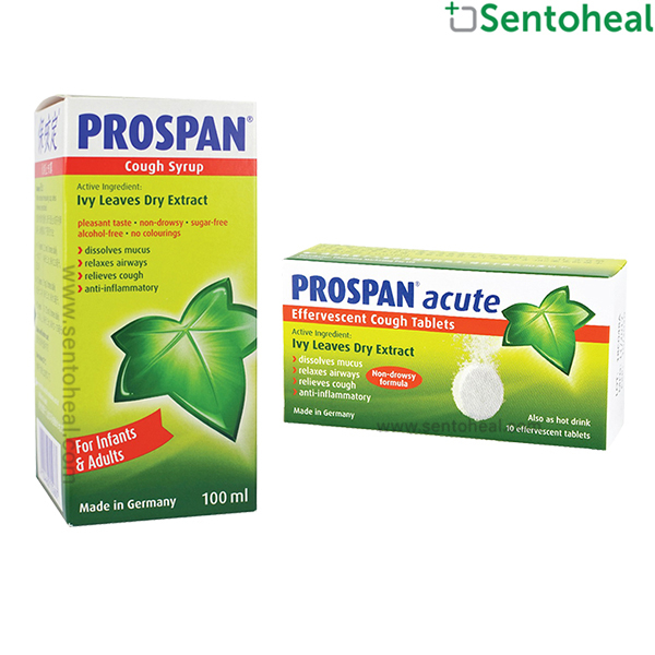 Prospan Cough Syrup/ Forte 100ml/ Effervescent Tablet 10 tablets ...
