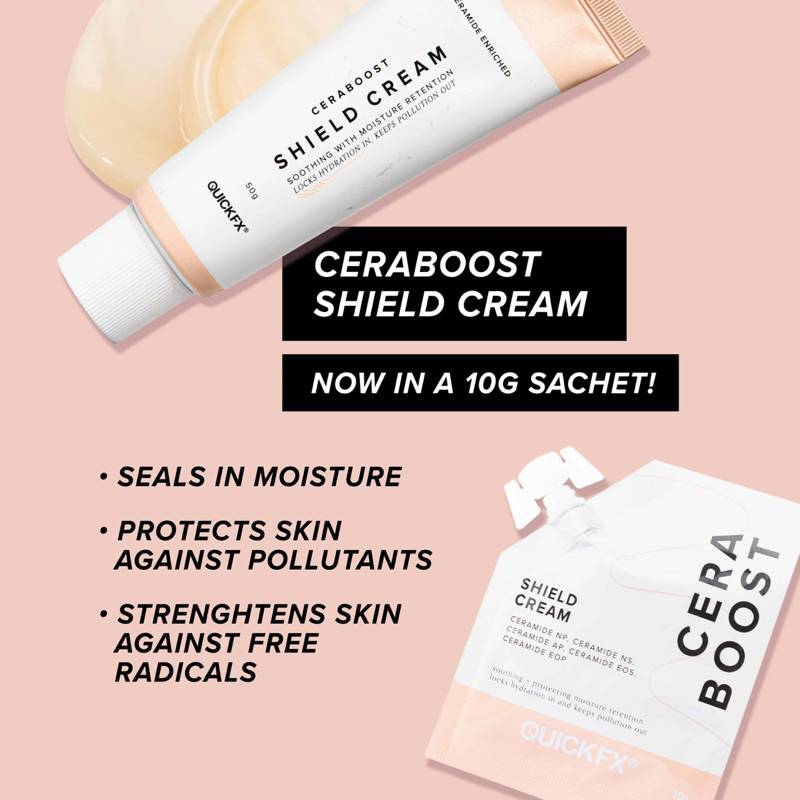 [ON STOCK] QUICKFX Cera Boost Shield Cream 10G | Shopee Singapore