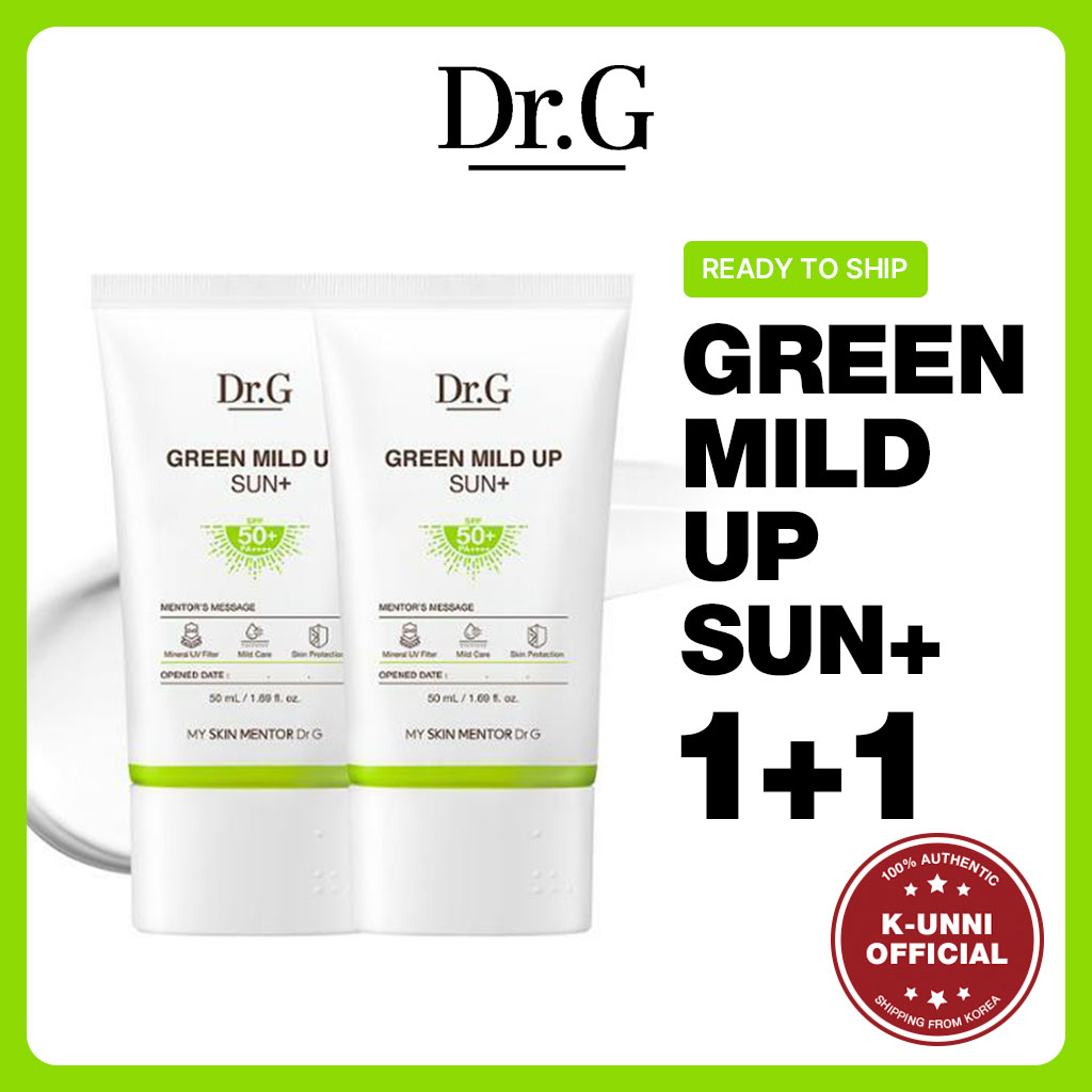 [Dr.G]Green Mild Up Sun+ Sunscreen 50ml 1+1 SPF50+ PA++++ Korean ...