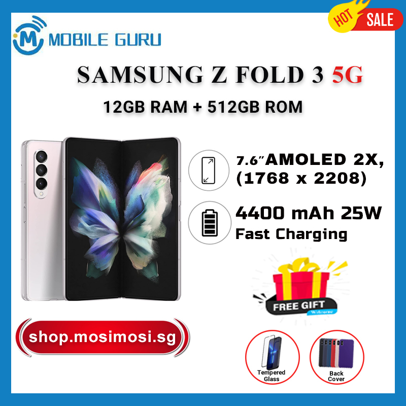 Samsung Galaxy Z Fold3 5G (12GB RAM + 256GB | 512GB ROM) Storage ...