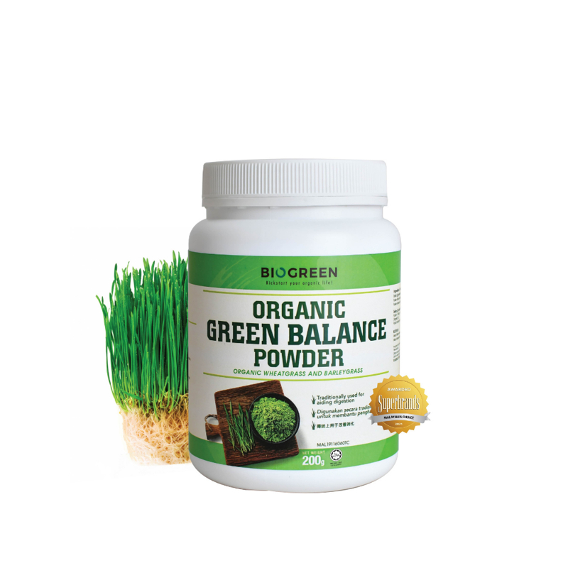[New Packaging] Biogreen Organic Green Balance Detoxification Powder ...