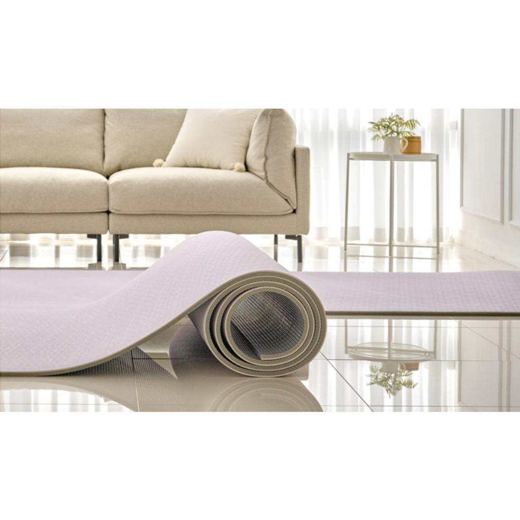 LOHOUSE Roll Mat PVC+PE 1.5CM Thickness Cushion Living Room Roll Mat ...