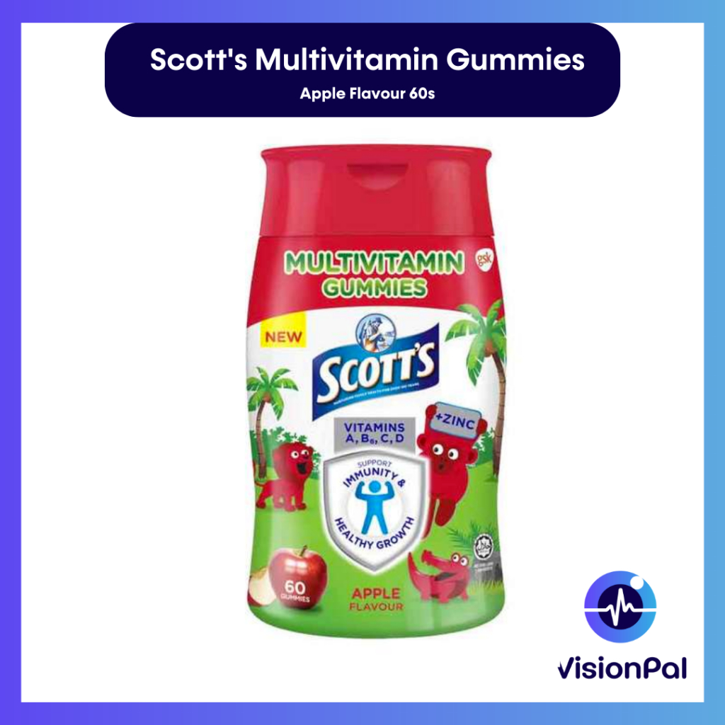 Scott's Multivitamin Gummies Apple 60s | Shopee Singapore