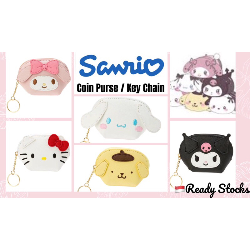 [Sg Ready Stocks] Sanrio Coin Purse Key Chain Cartoon Hello Kitty ...