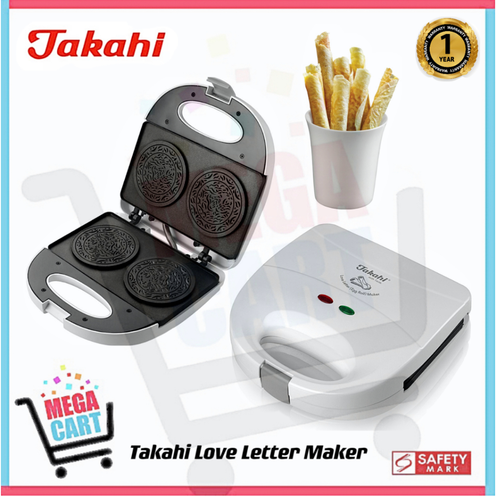 Takahi 1600 Love Letter/Egg Roll/Kueh Kapit Maker (1 Year Warranty ...