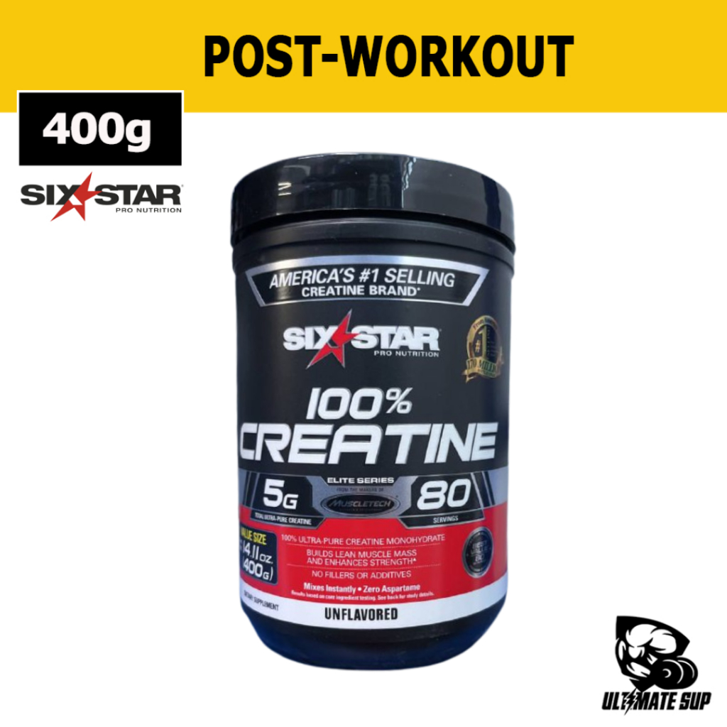 Six Star, Elite Series, 100% Creatine, Creatine Powder, Muscle Builder ...