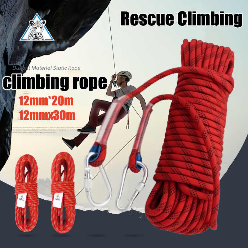[SG Seller] Mountain Climbing Rope - Nylon Static Rope Outdoor Tool ...