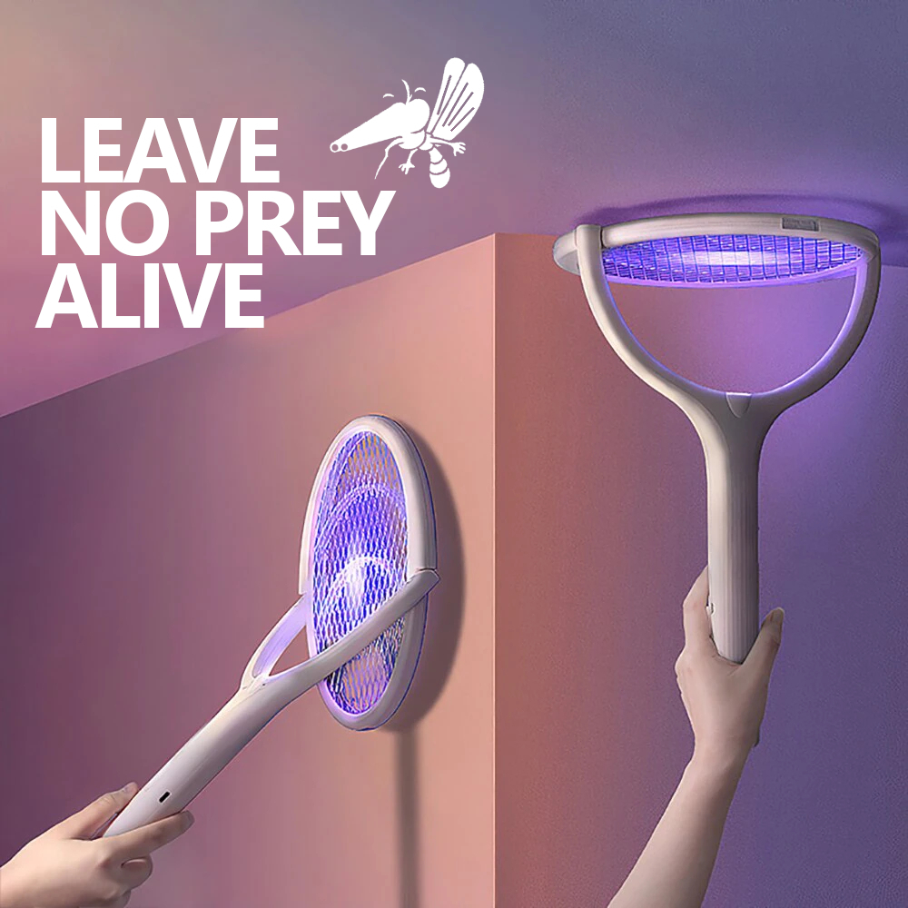 🇸🇬 90 Degree Rotatable Mosquito Killer Lamp Electric Shocker 365nm UV ...