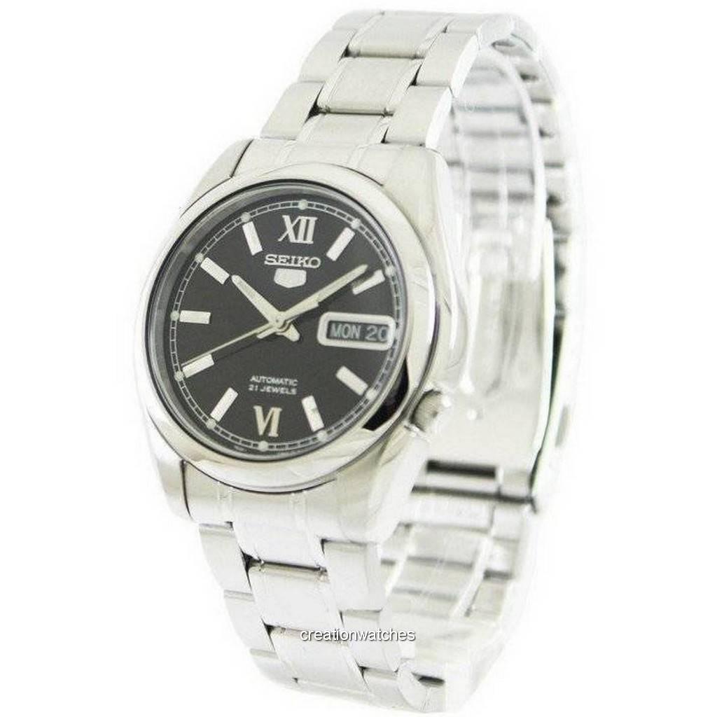 Seiko 5 Automatic 21 Jewels SNKL55K1 SNKL55K Men's Watch | Shopee Singapore