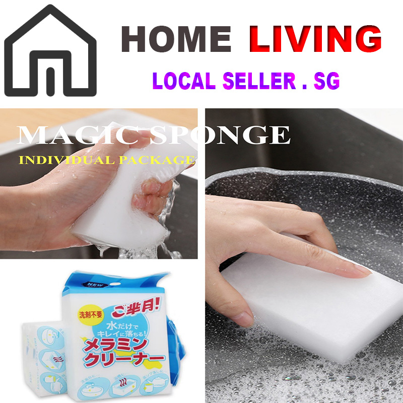 【SG STOCK】Japan Nano Magic Sponge for Kitchen Bathroom Cleaning ...