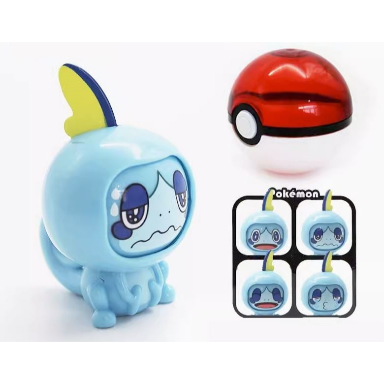 🔥 SG Local Stock 🔥 Pokemon Face-Changing toy Action Sobble Figure ...