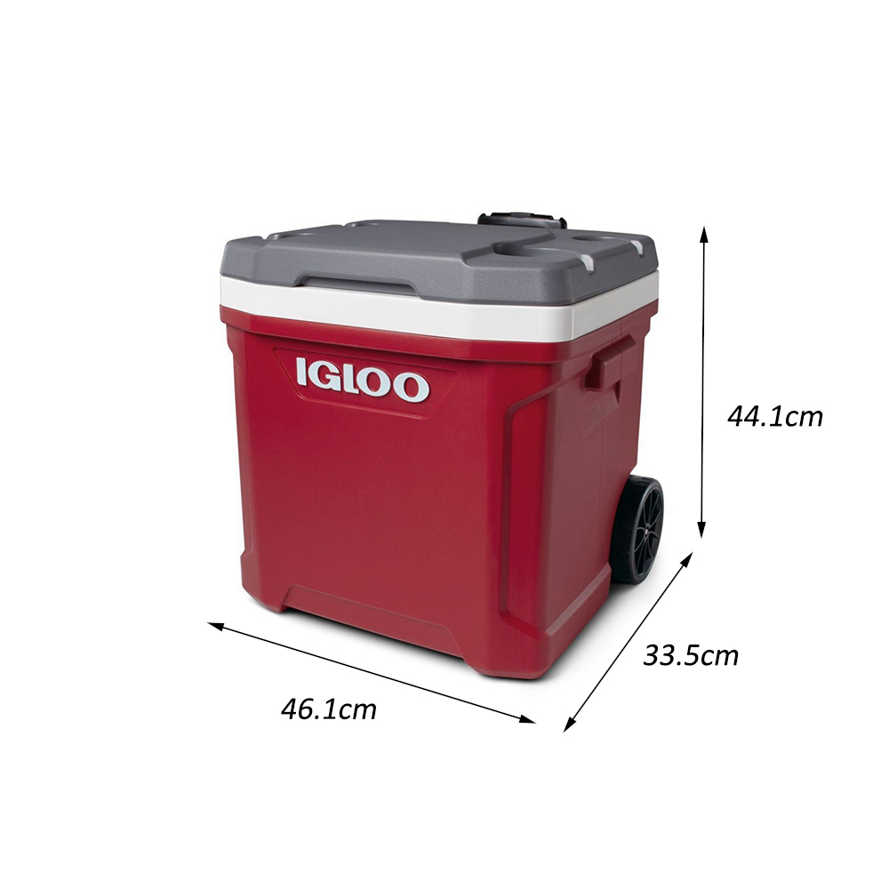 Igloo Latitude 30 Roller Cooler Box | 30 Quarts | 28 Liters | 41 Cans ...