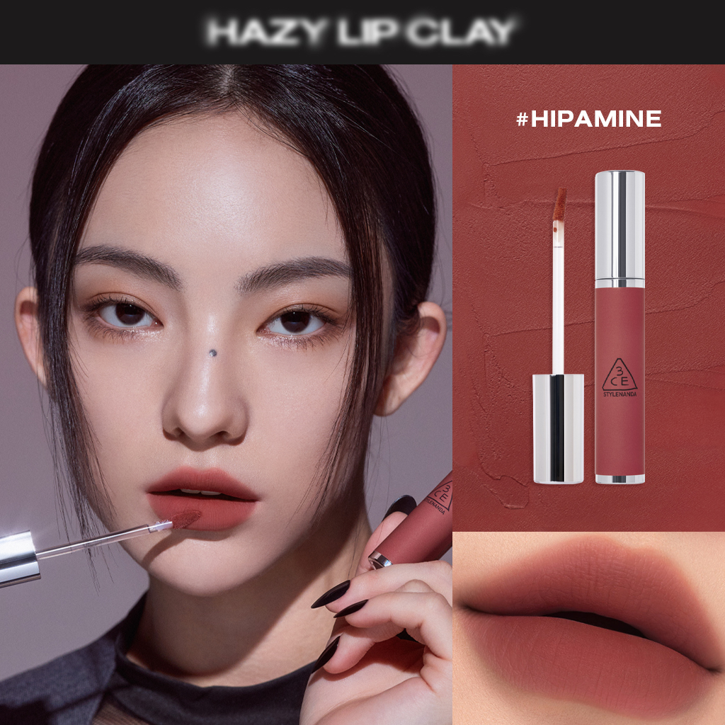 3CE Hazy Lip Clay 4g | Official Store Lip Make up Cosmetic | Shopee ...