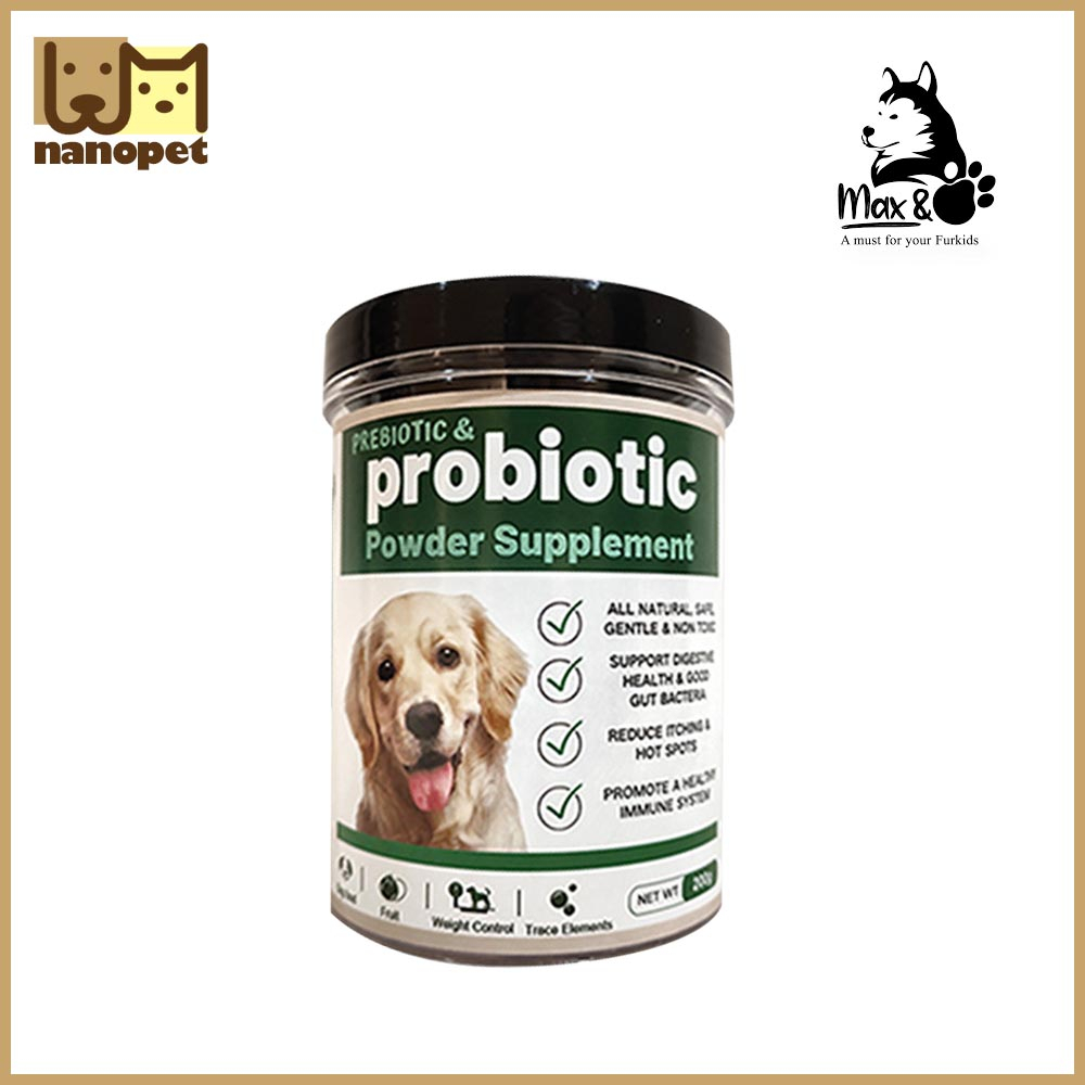 Max and Paw Pet Supplement Dog Supplement Probiotic - All Natural ...