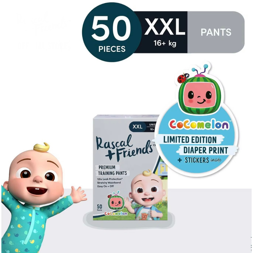 Rascal+Friends, COCOMELON XXL Pants Diapers - Case, Rascal + Friends ...