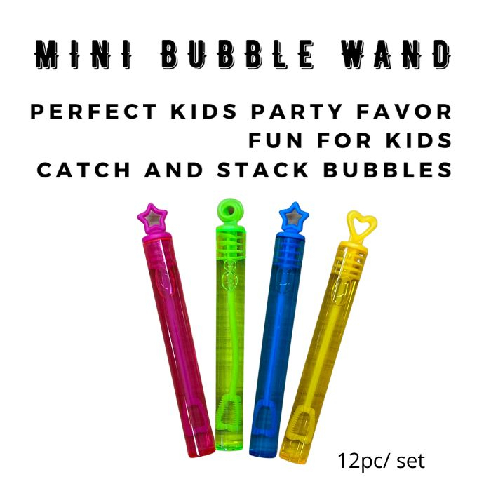 [SG Stock] 12pc Mini Touchable Bubble Wand Kids Party Favor | Shopee ...