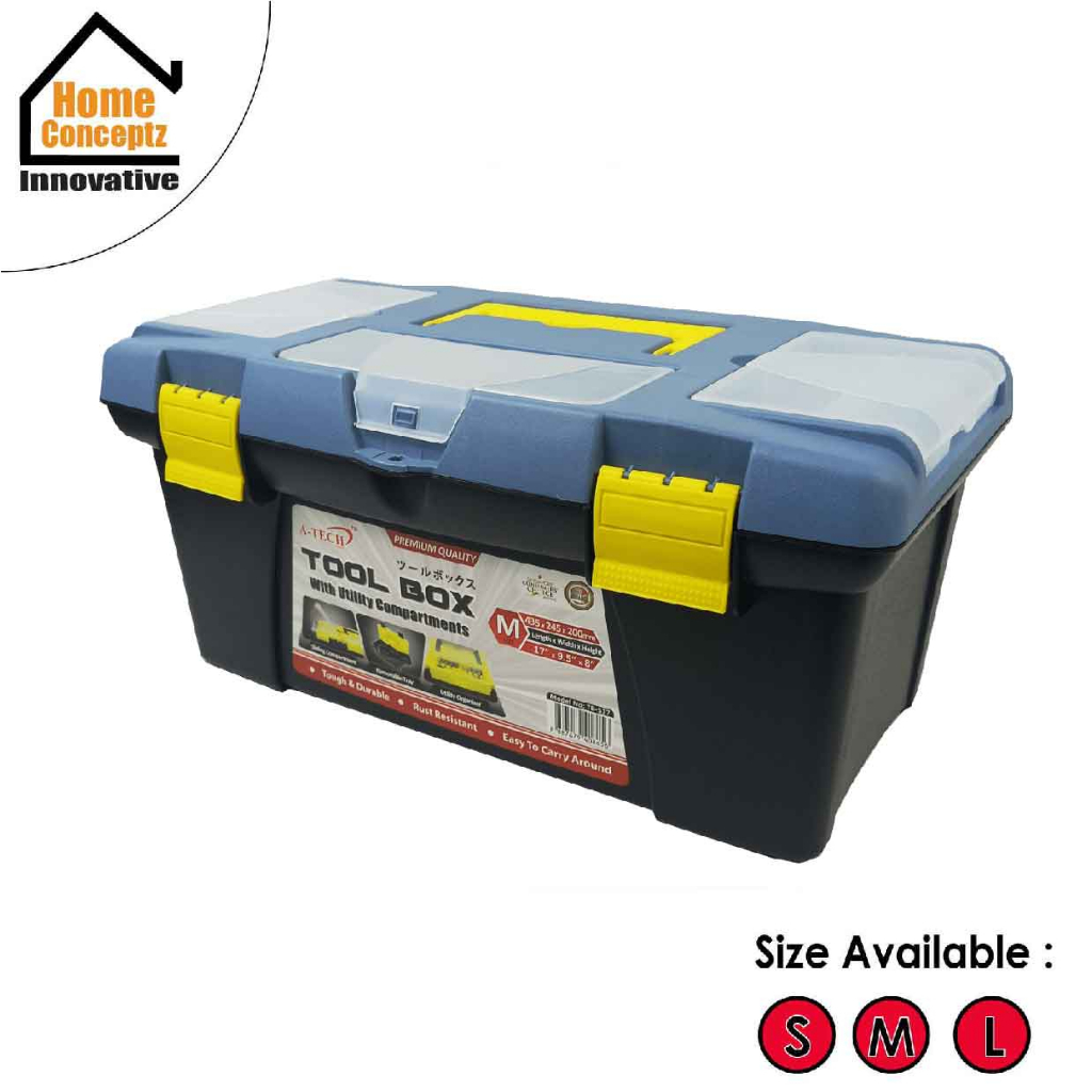 [Hardware] A-Tech Tool Box With Utility Compartments 3 Sizes Available ...