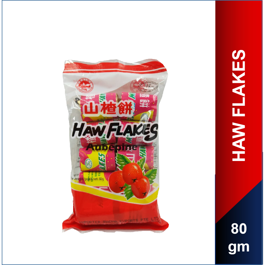 Haw Flakes Hawthorn Candy 80g He Xing Haw Flakes | Shopee Singapore