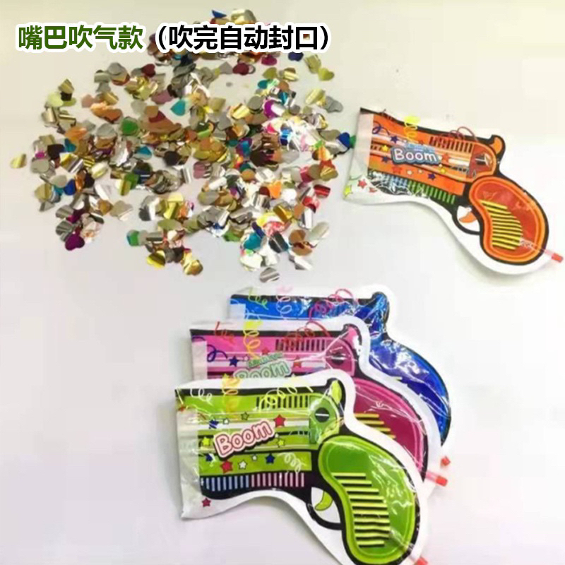 gun party popper /confetti birthday party popper /6 PCs per pack ...