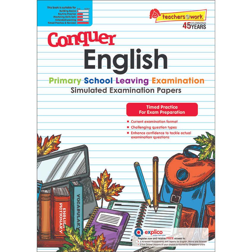 Conquer English PSLE Simulated Examination Papers | Revision | Primary ...