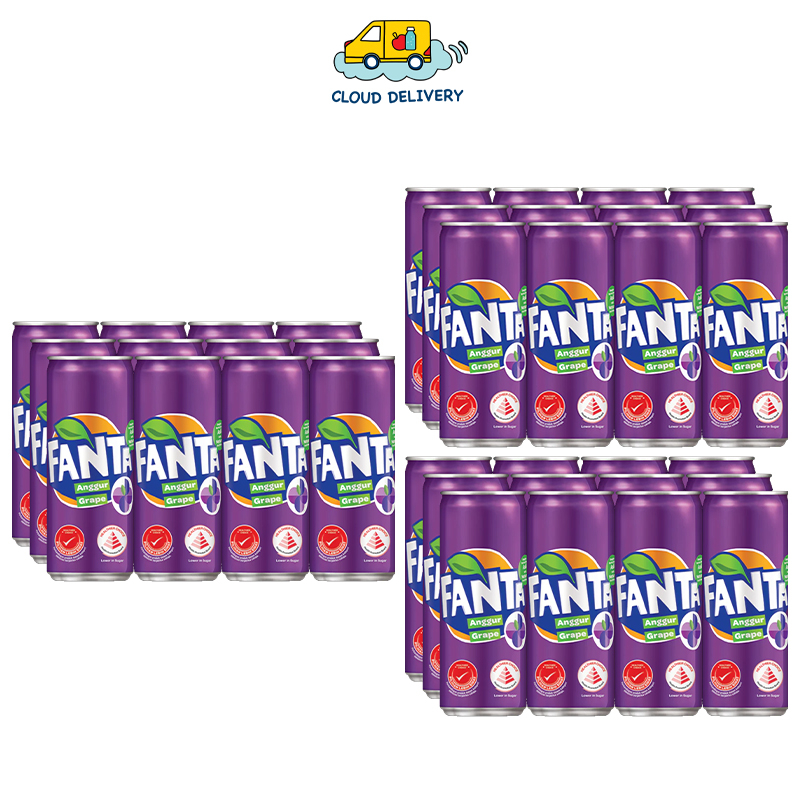 Fanta Grape Can Drink (12 x 320ml / 24 x 320ml) | Shopee Singapore