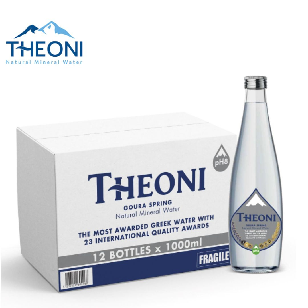 Theoni Greece Natural Mineral Spring Carbonated Water PH8 Sparkling ...