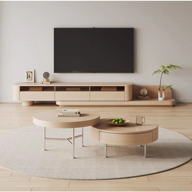 NARA Japandi Extendable TV Console | Shopee Singapore
