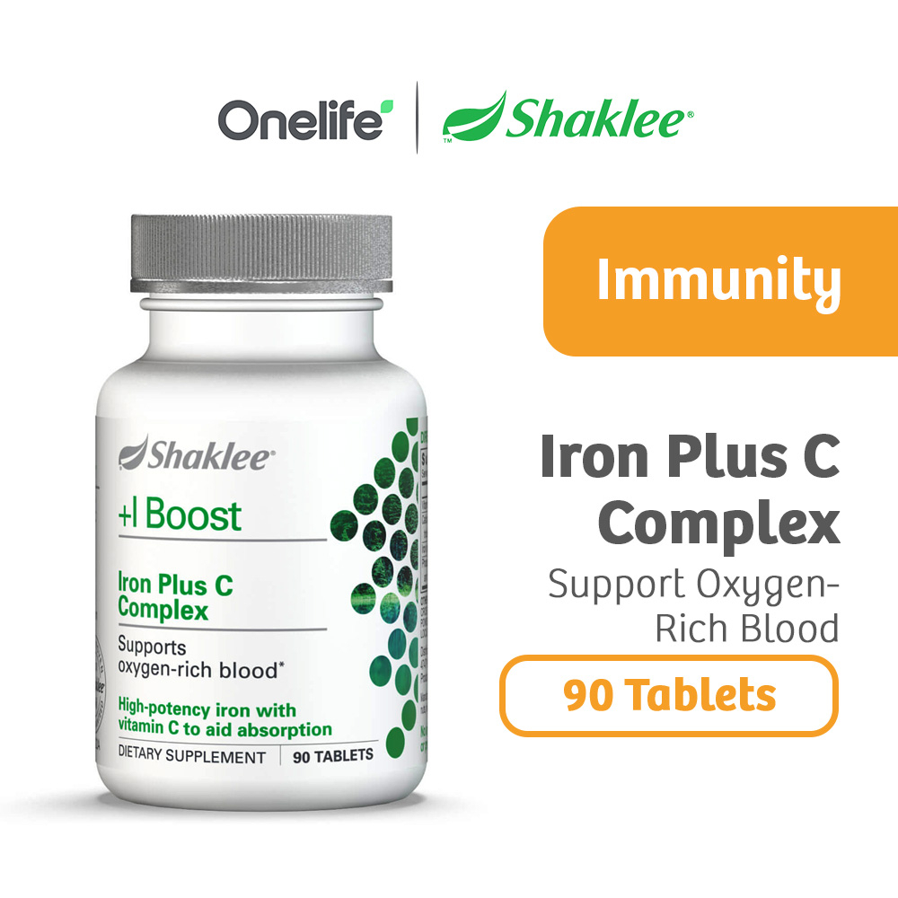 [Exp Jun 2024] Shaklee +I Boost Iron Plus C Complex 90 Tablets (High ...