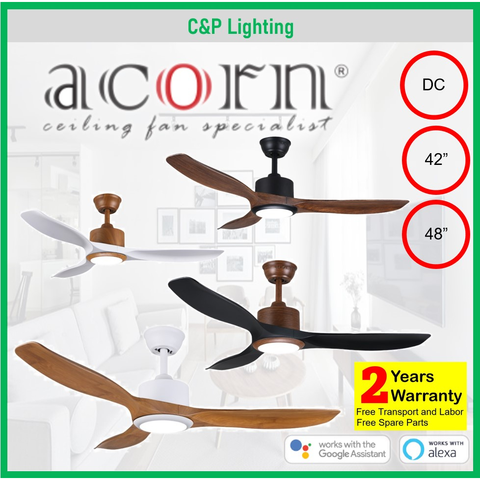 [Installation Promo] Acorn Creation DC-168 42" / 48" 3 Blade DC Smart ...