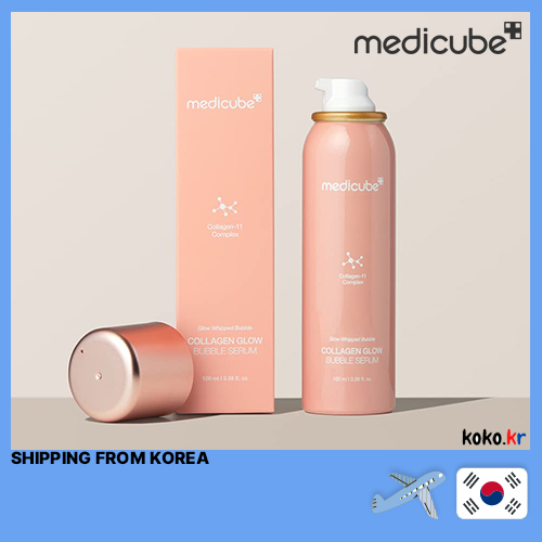 MEDICUBE Collagen Glow Bubble Serum 100ml with FREEBIES | Shopee Singapore