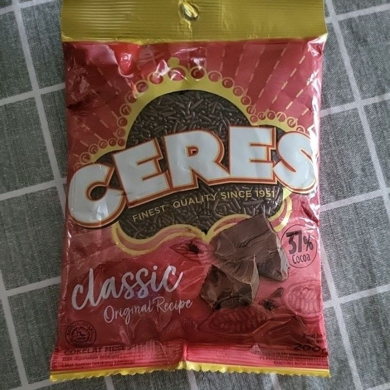 Hagelslag Meses Ceres Classic, Meises Chocolate Rice Indonesia 200 g ...