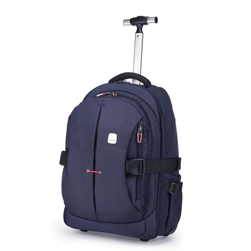 Premium Business Trolley Laptop Backpack Bag with Wheels Cabin Luggage ...