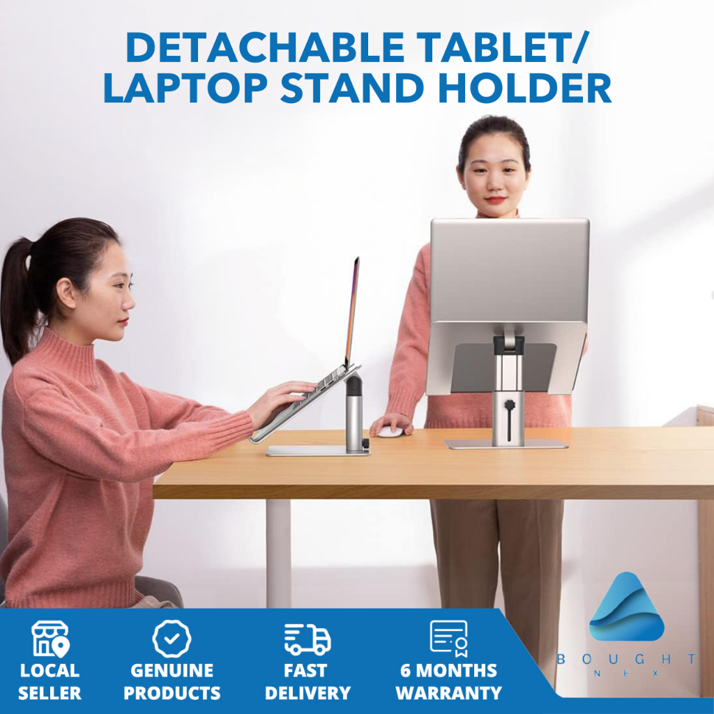 Aluminum Ergonomic Height Adjustable Tablet PC Stands - Detachable ...