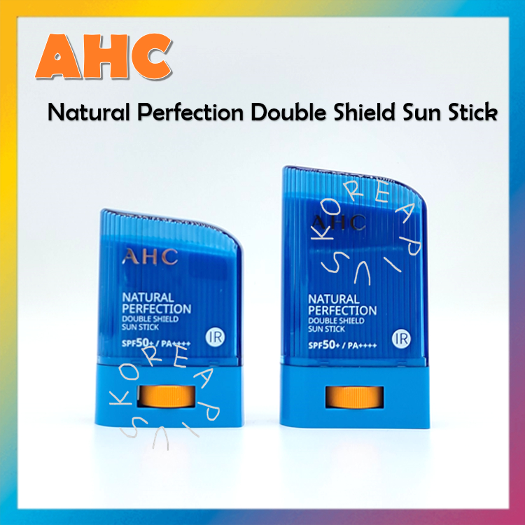 [AHC] Natural Perfection Double Shield Sun Stick SPF50+ PA++++ 14g/ 22g | Shopee Singapore