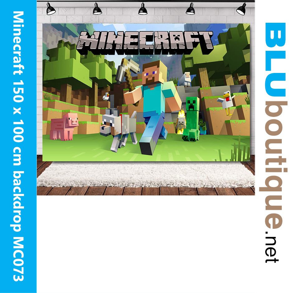 Minecraft Birthday Party Balloon Backdrop | Shopee Singapore